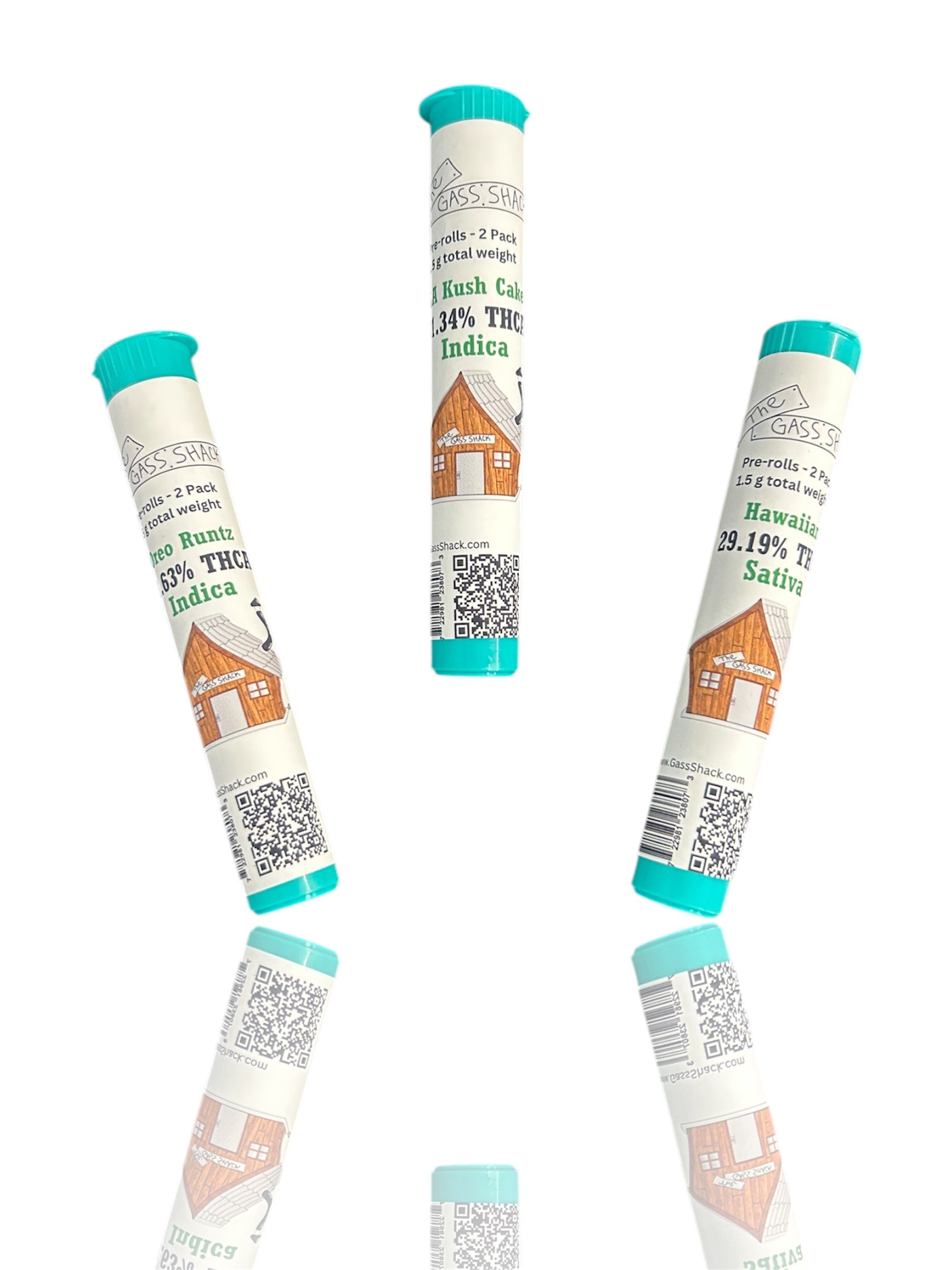 Gass Shack®️ Pre-Rolls (2 Pack) [1.5G Total Wt] – The Gass Shack®️